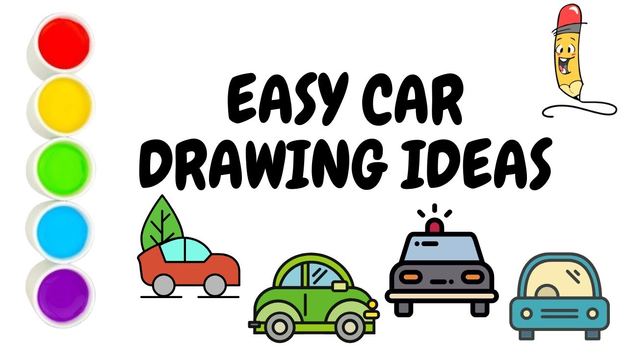 How to Draw a Car Easy Step by Step for Beginners | Little Artists ...