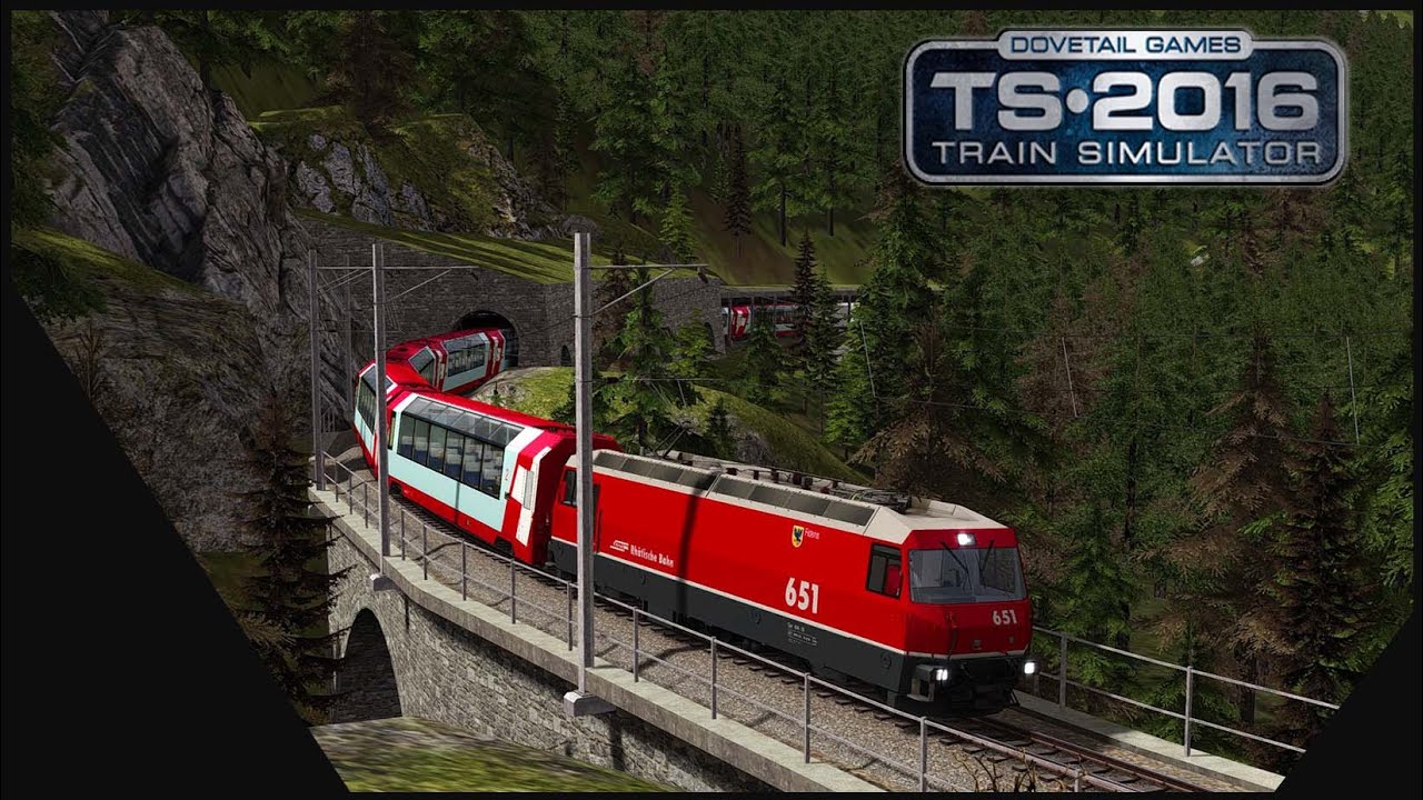 ALBULA LINE by Thomson Interactive - Train Simulator 2016 - YouTube