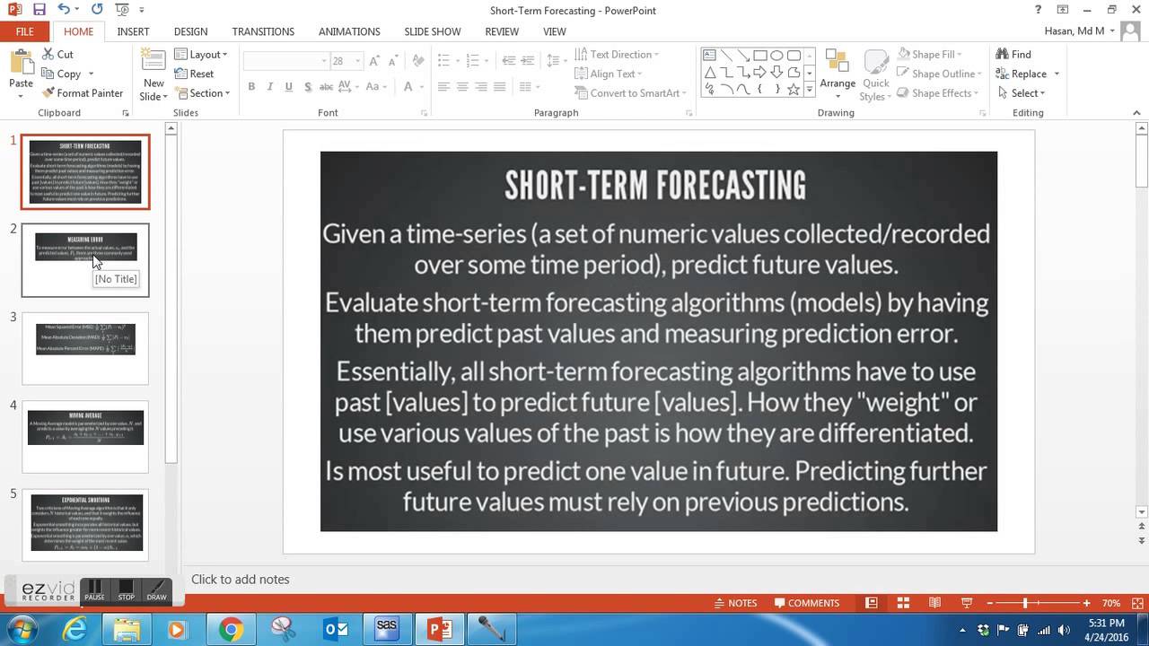 Short-Term Forecasting: Part 1 - YouTube