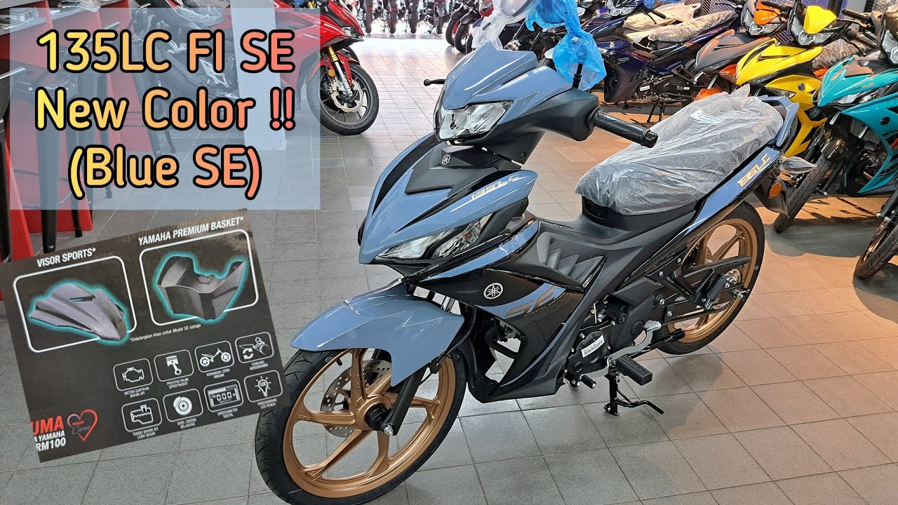 Yamaha 135LC FI (SE) New Color !! Latest.. - YouTube