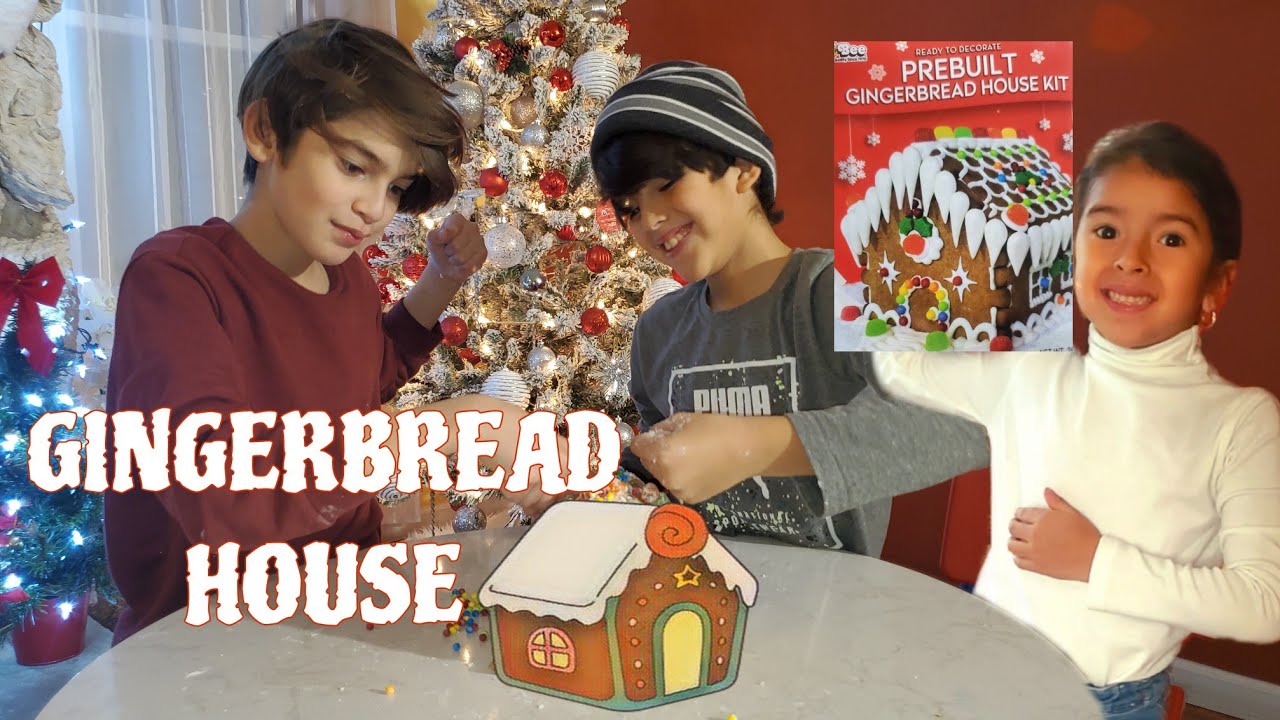 Decorando una CASA DE JENGIBRE/ GINGERBREAD HOUSE 🏠/ Garmar Family ...