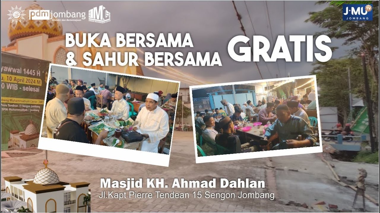 Indahnya Buka & Sahur Bersama Masjid KH.Ahmad Dahlan JMC - YouTube