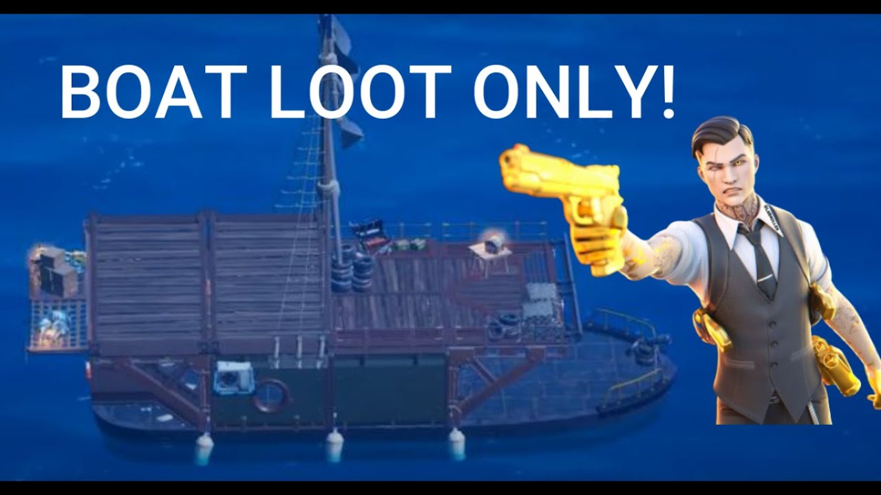 The *OP* Boat Loot Only Challenge - YouTube