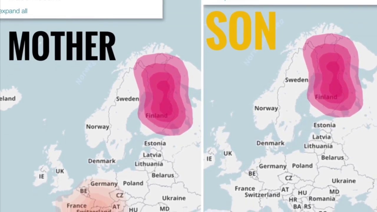 Finnish Mother & Son autosomal ancestry DNA results compared - YouTube