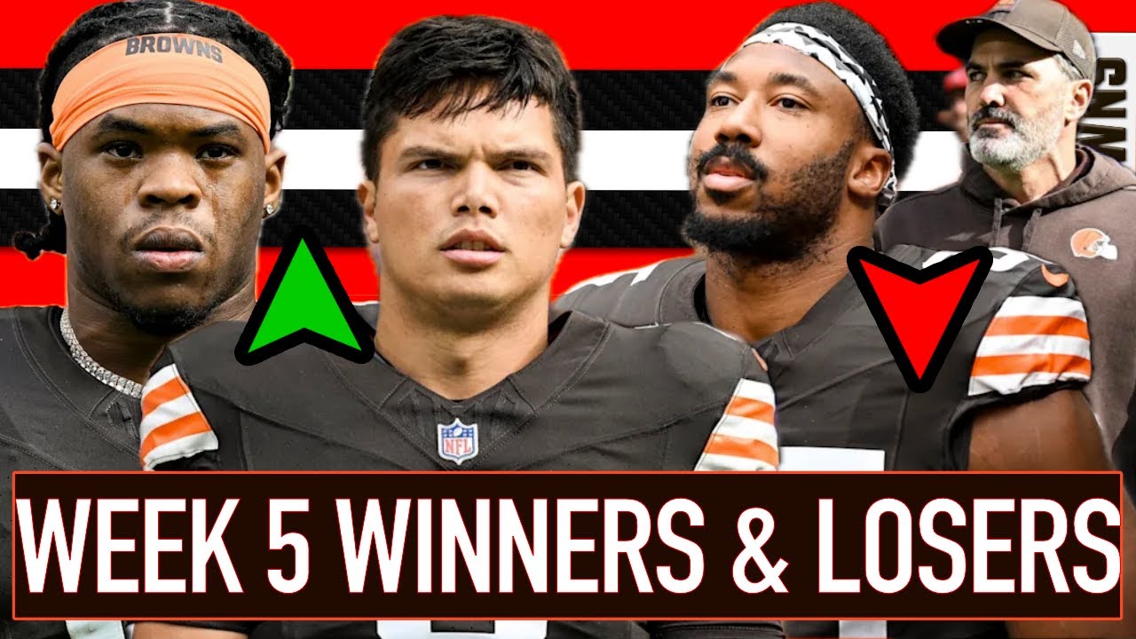 BROWNS WEEK 5 WINNERS & LOSERS - YouTube