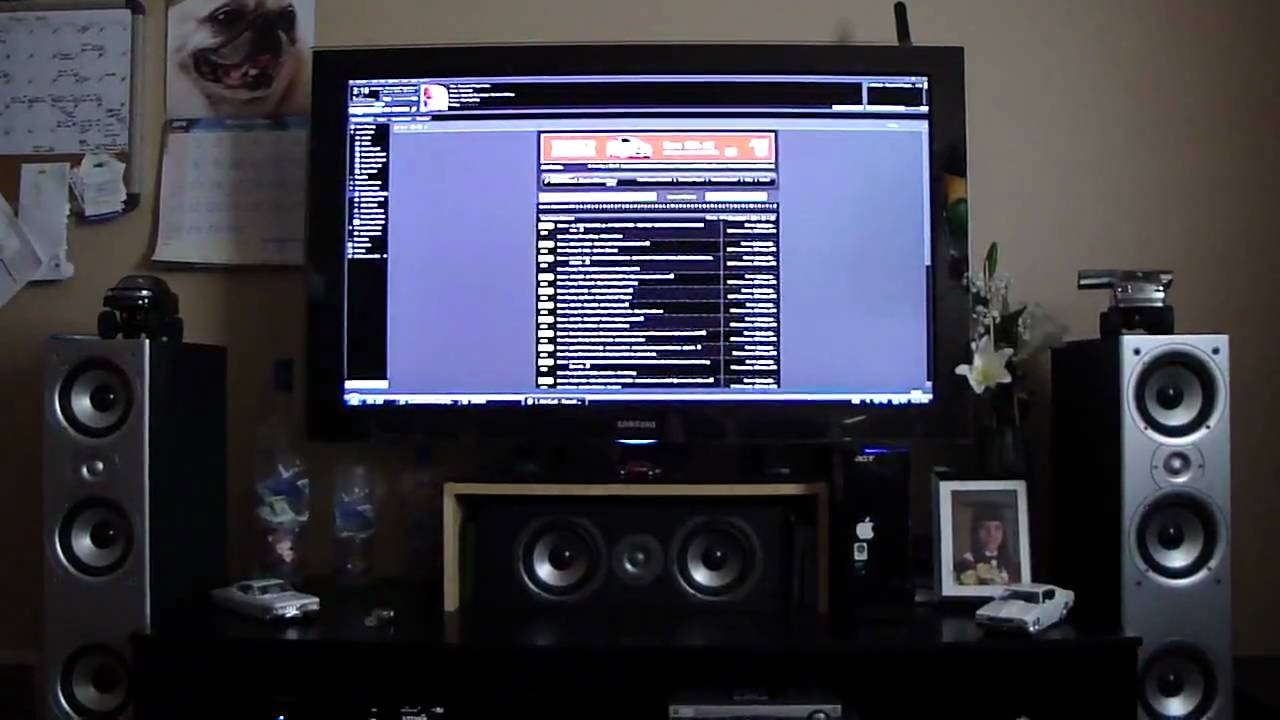 My hometheater and gaming setup HD - YouTube
