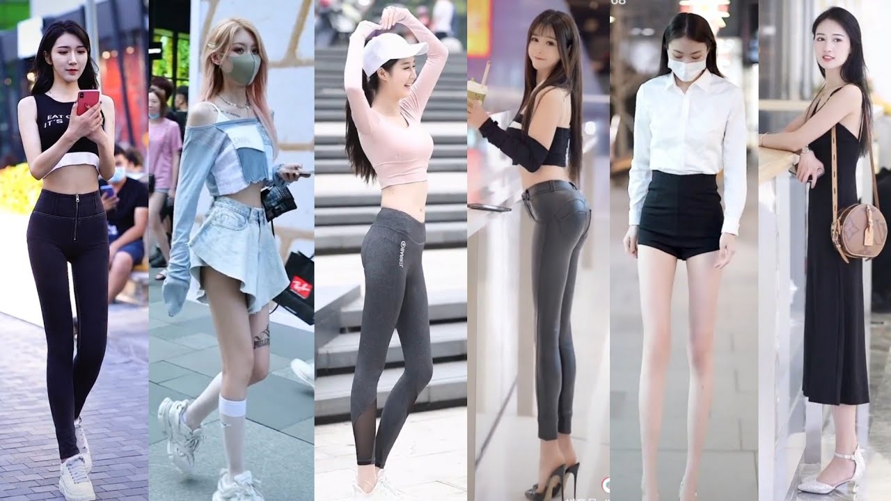 Mejores Street Fashion Douyin China| 抖音街拍穿搭 ！Douyin Tiktok China Thời ...