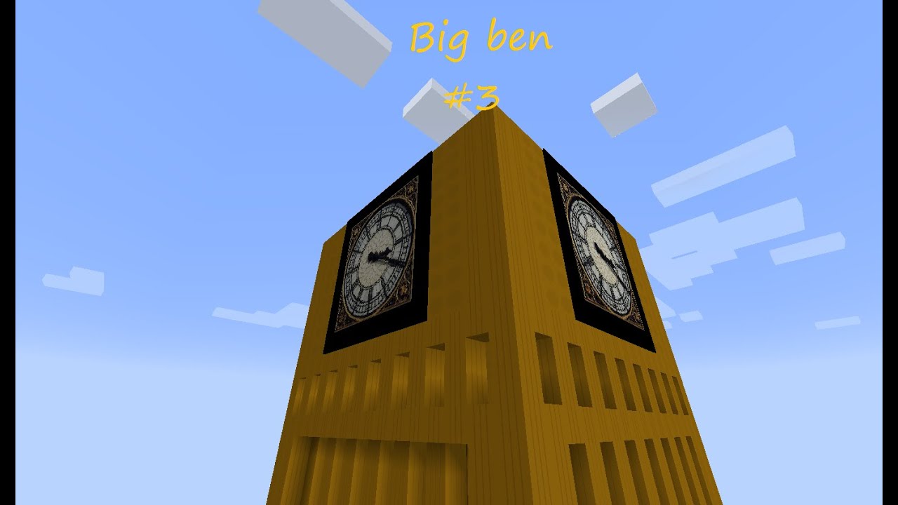Big Ben dans Minecraft #3 | Let's Build #Avant le renouveau - YouTube