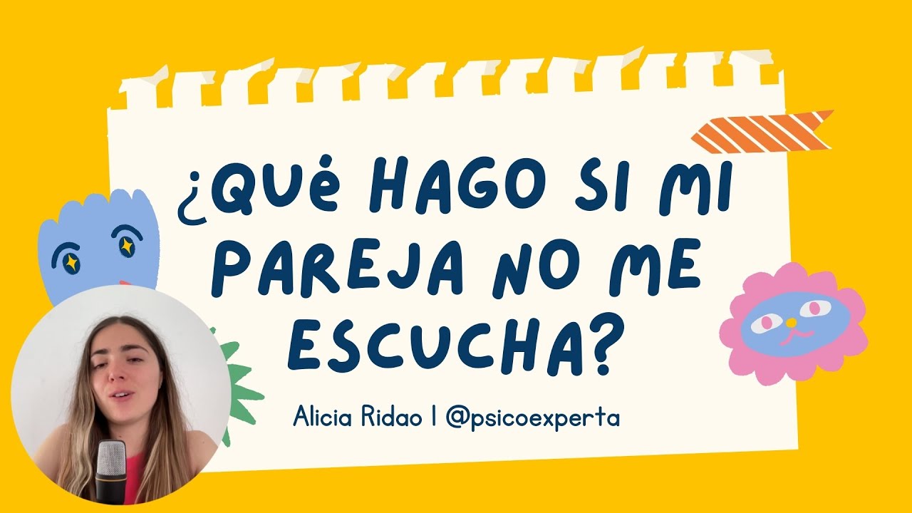 ¿Qué puedo hacer si mi pareja no me escucha? #pareja #terapiadepareja # ...