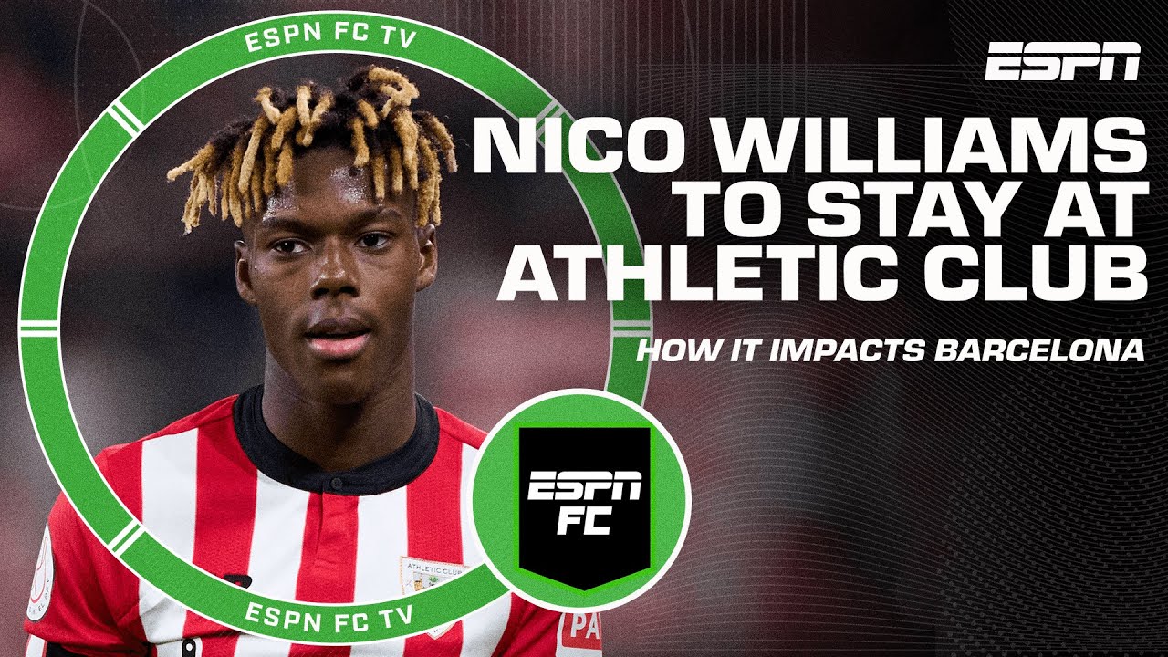 What a blow! - Shaka Hislop on Nico Williams staying at Athletic Club ...