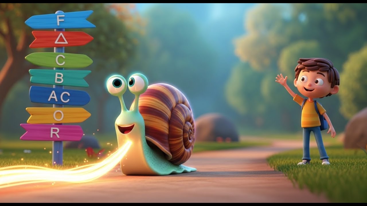 The Snail Who Loved Shapes | Best Nursery Rhymes and Kids Songs ...