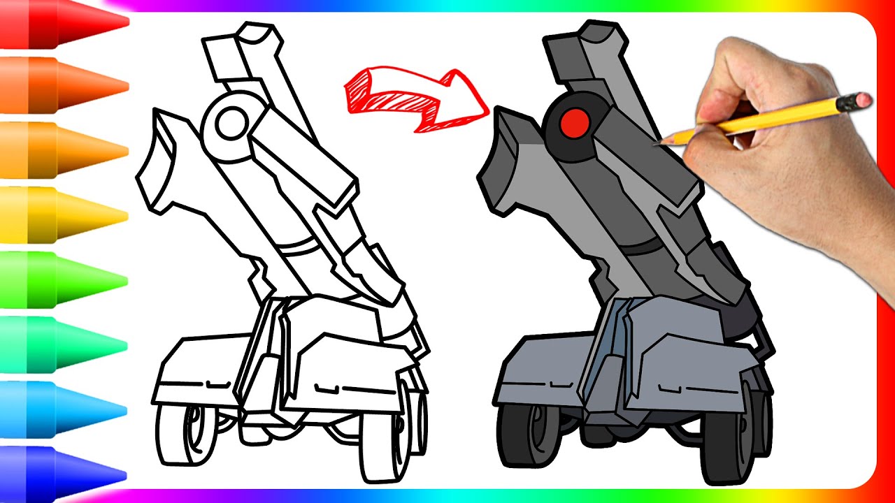 Easy Draw Upgraded Laser Tank in skibidi toilet multiverse - YouTube