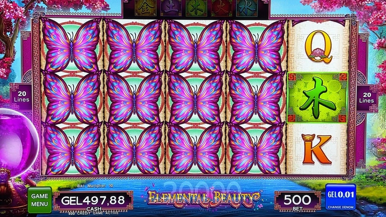 Elemental Beauty slot machine: wins handpay with Butterflies #slots # ...