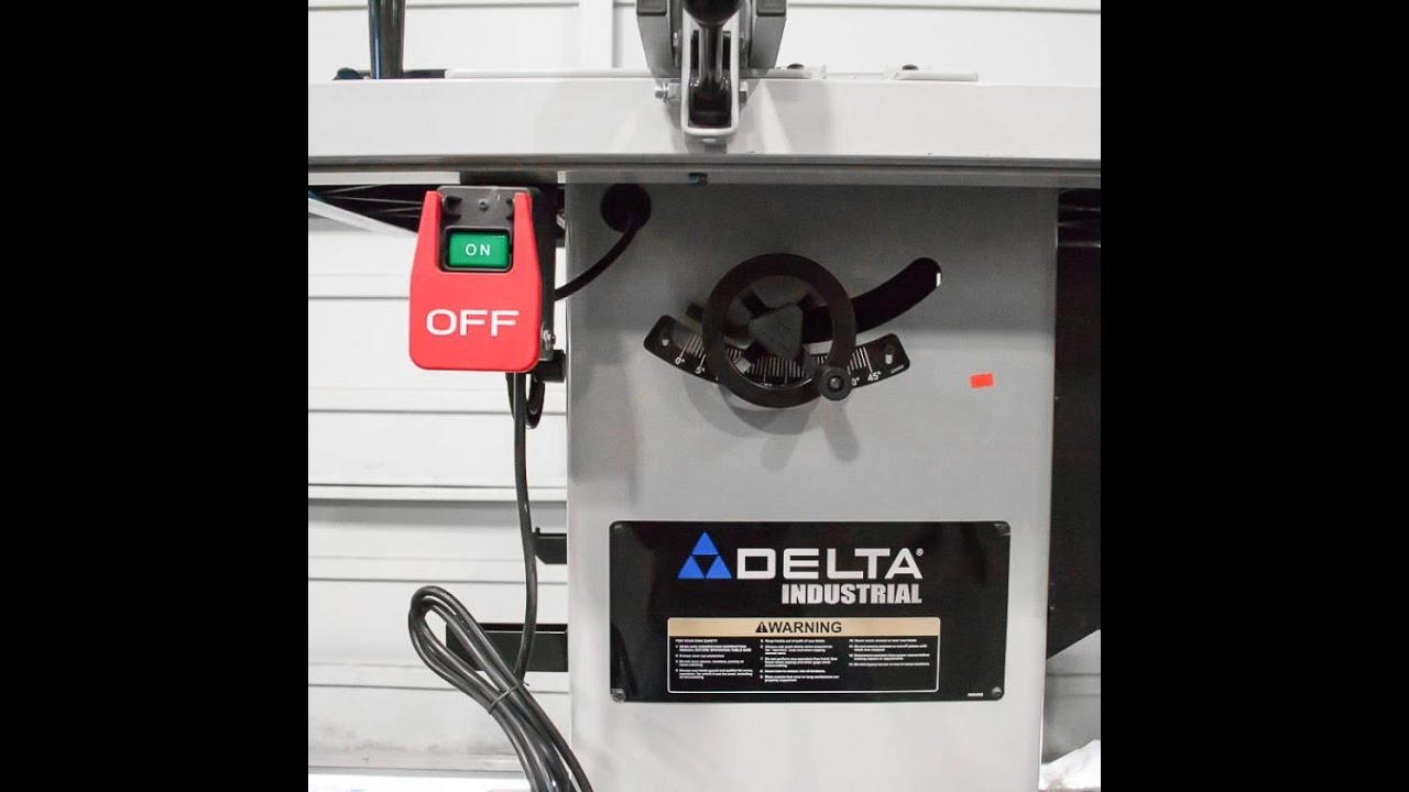 Delta hybrid table saw - Fixing squeaky/hard to turn/broken blade ...