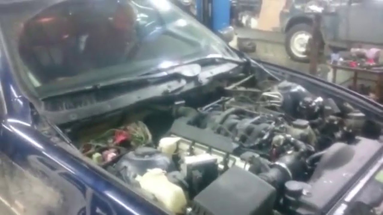 BMW E39 M62B46 первый пуск - YouTube