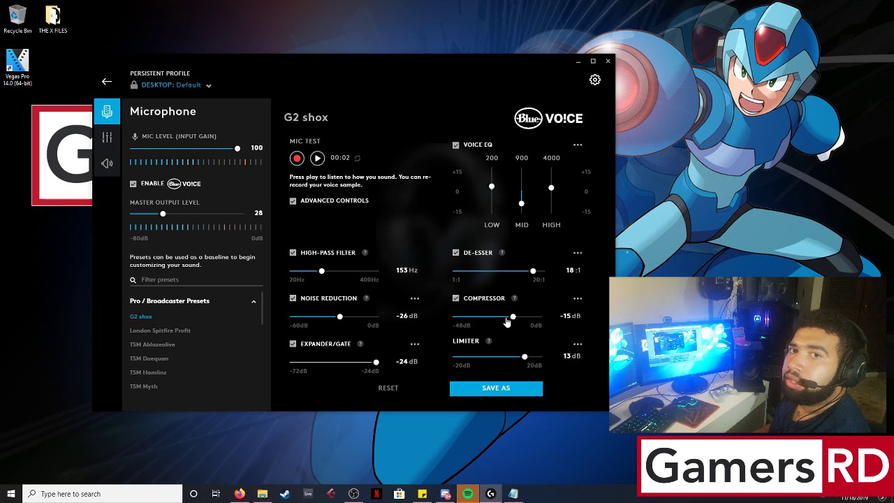 Tutorial de software Blue Vo!ce Headsets Gaming Logitech G Pro X - YouTube