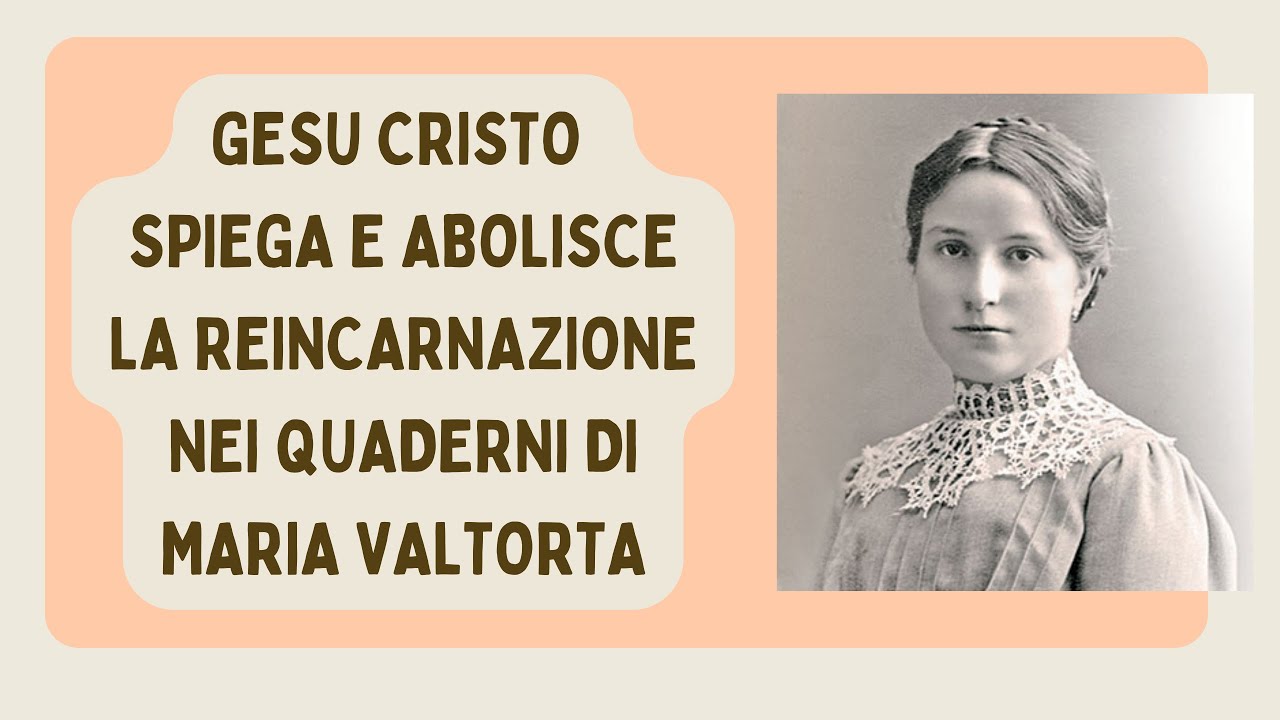 7 GENNAIO 1944 MARIA VALTORTA GESÙ CRISTO SPIEGA E ABOLISCE LA ...
