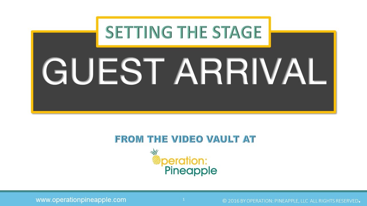 Guest Arrival Experience - YouTube