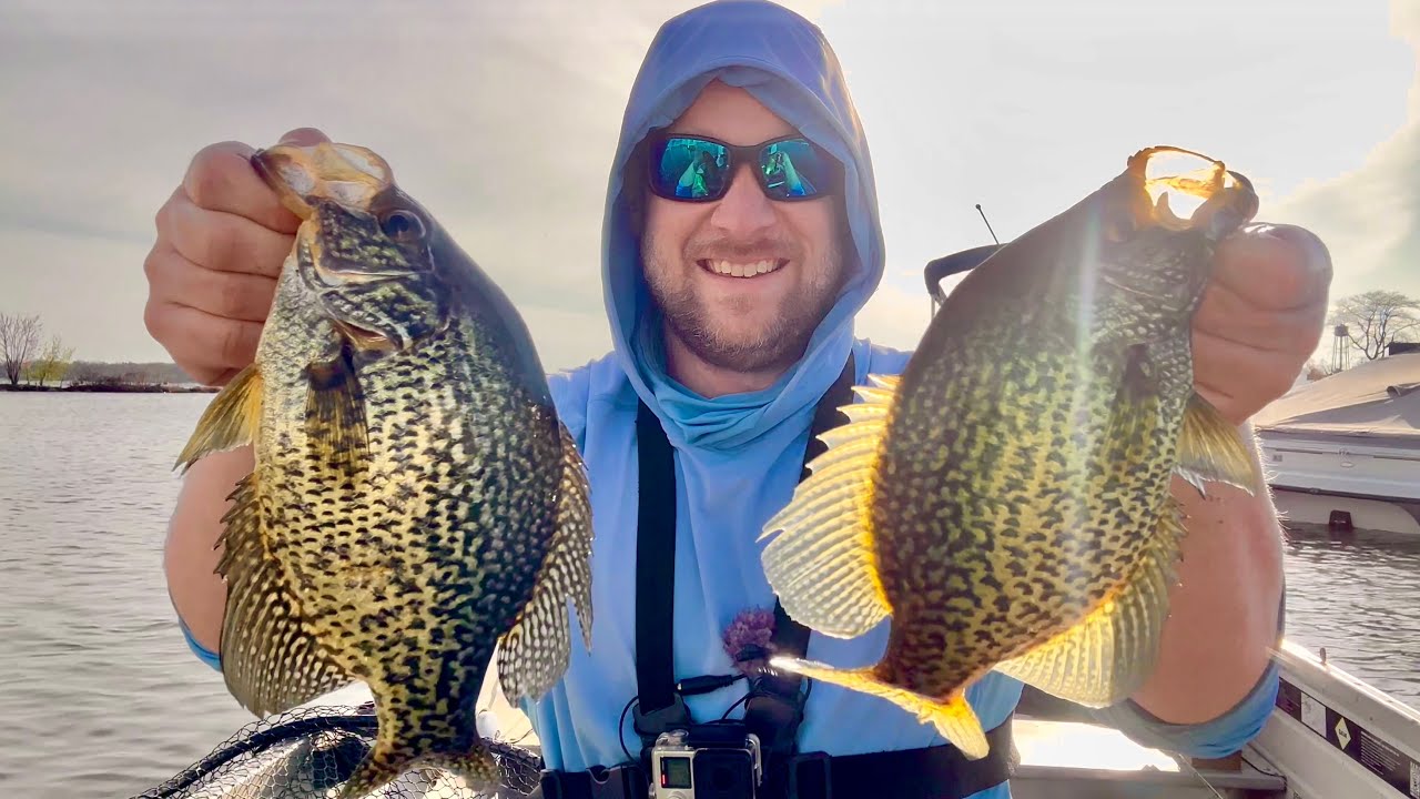 There were 1000s of Crappie HERE! - Crappie Fishing for DINNER! - YouTube
