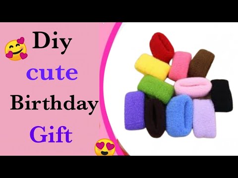 Diy beautiful birthday gift idea / Handmade birthday gift making ...