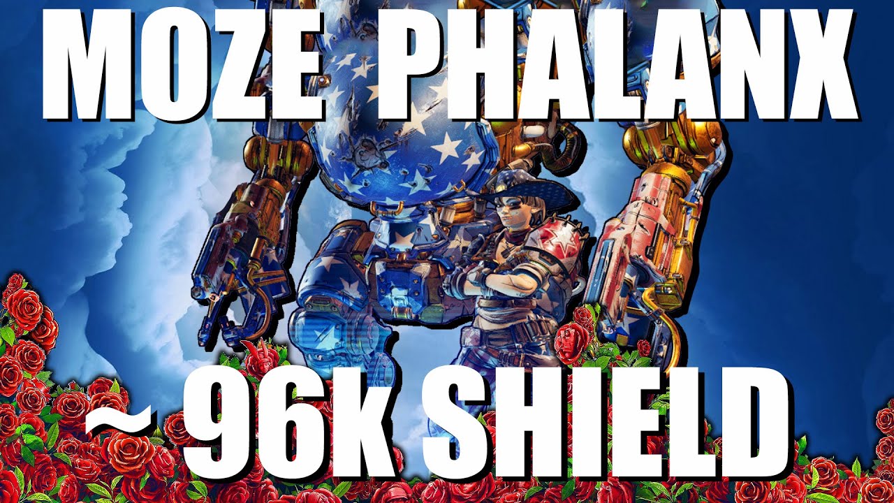 Borderlands 3 MOZE Tank Phalanx BUILD - Up to 96K SHIELD - YouTube