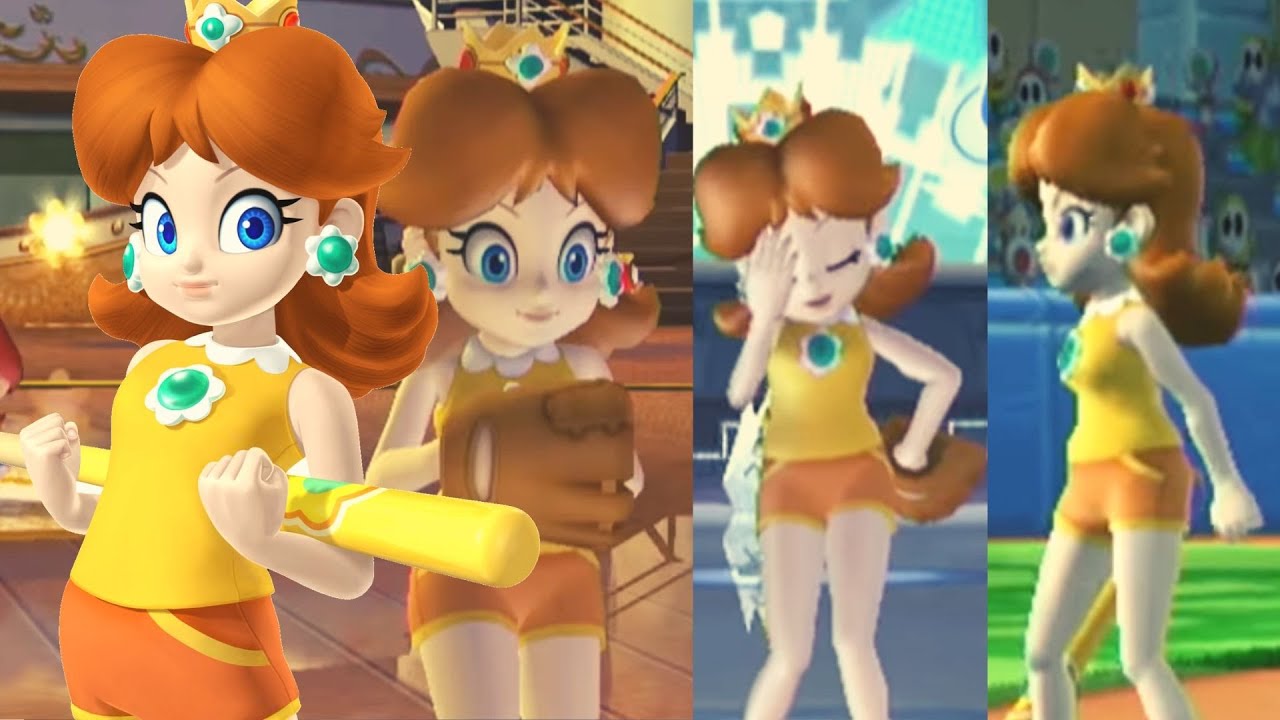 Prinses Daisy Honkbal Thick Daisy Biker [Mario Kart 8] [Mods]
