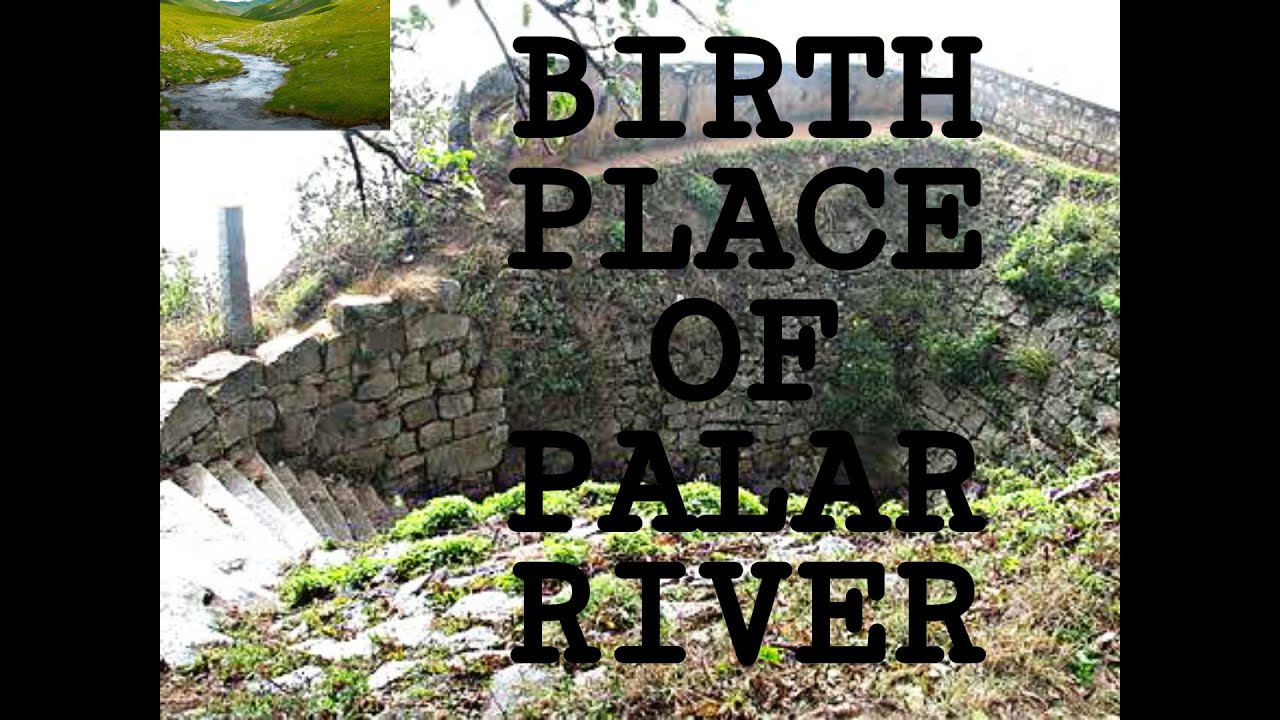 Vellore Palar River Flowing Clipart