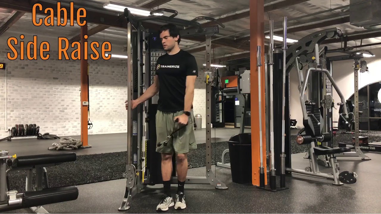 How-To: Cable Side Raise - YouTube