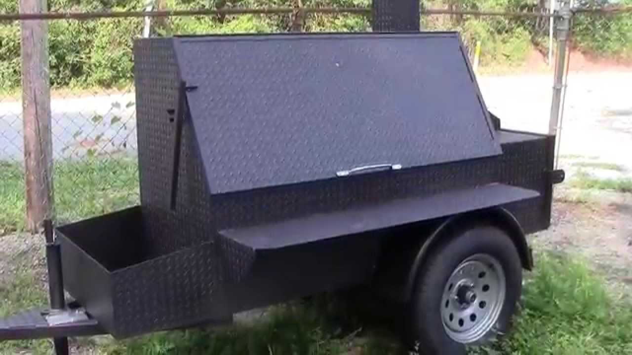 BBQ Smoker Catering Grill Football Tailgate Party Trailer FOR SALE ...