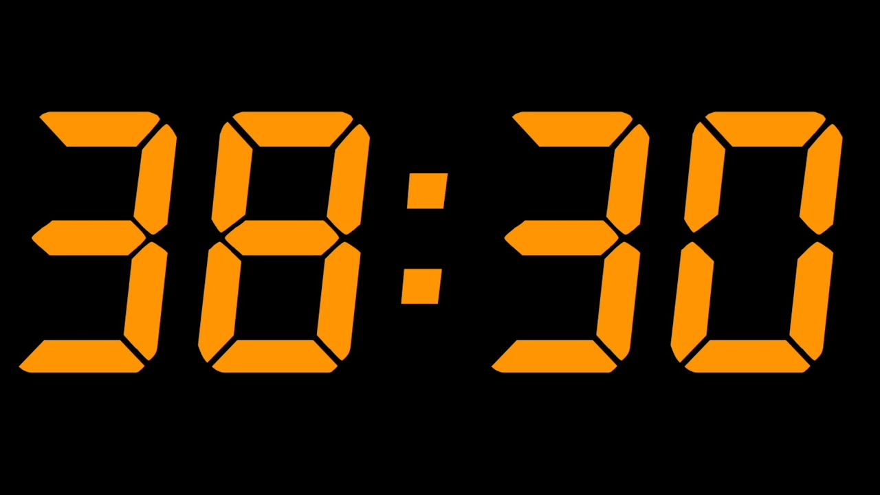38 MINUTE and 30 SECONDS TIMER-YouTube - YouTube