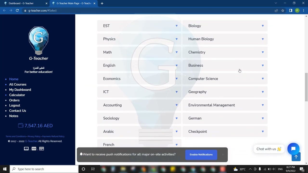 Student's Dashboard - YouTube