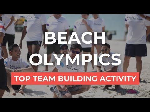Beach Olympics Team Activity with Midstay - YouTube