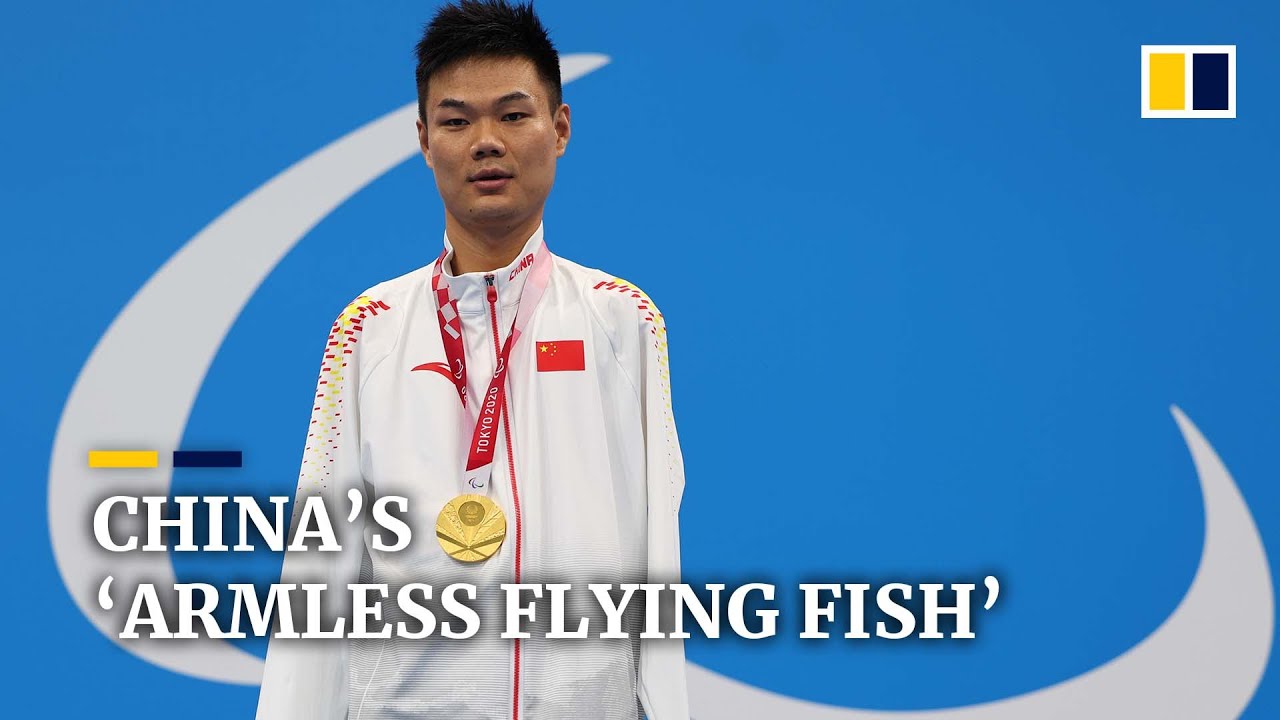 Chinese swimmer with no arms earns four record-breaking gold medals at ...