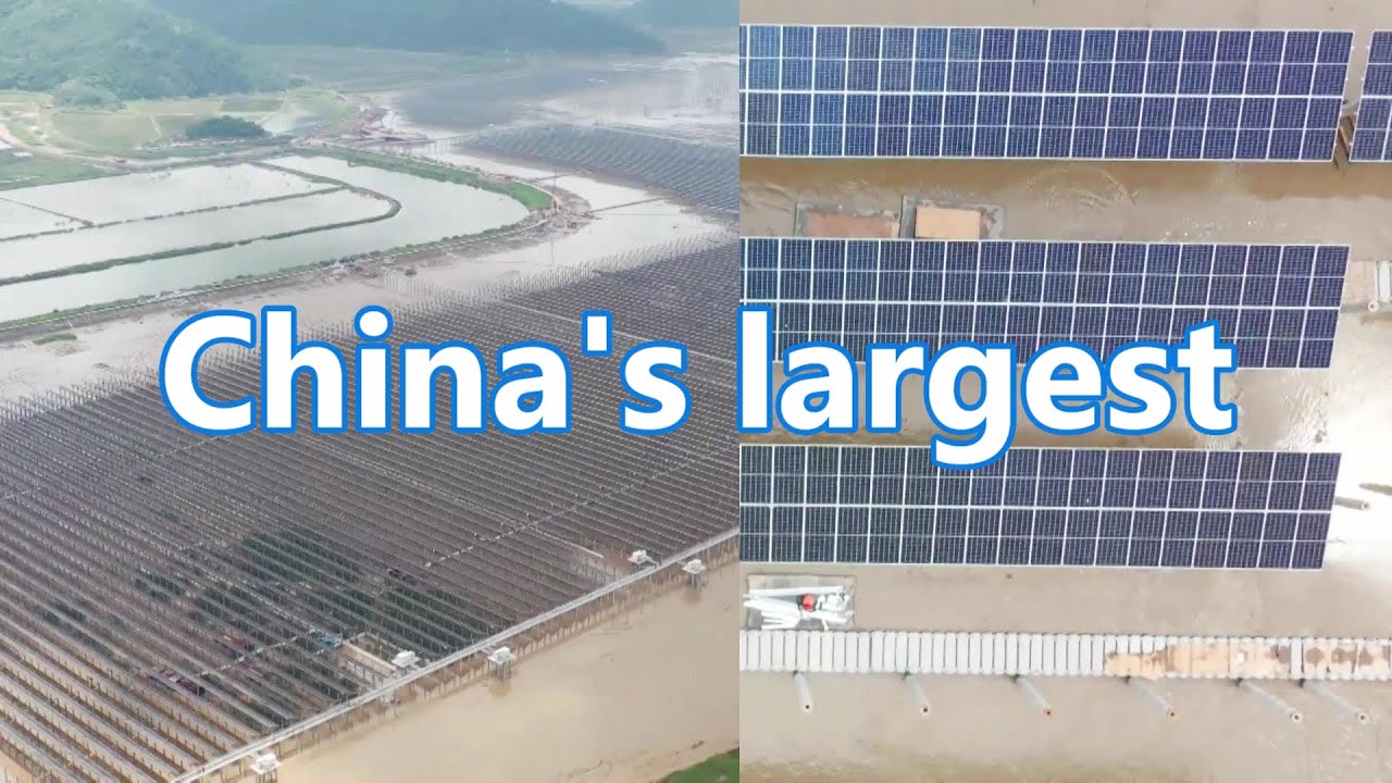 China's largest tidal flat solar photovoltaic power generation project ...