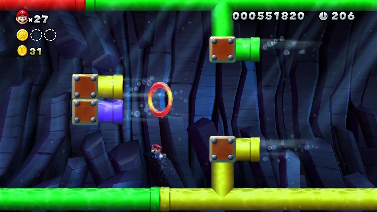 Super Mario Bros. U Episode #3: VERY TEDIOUS WATER LEVEL - YouTube