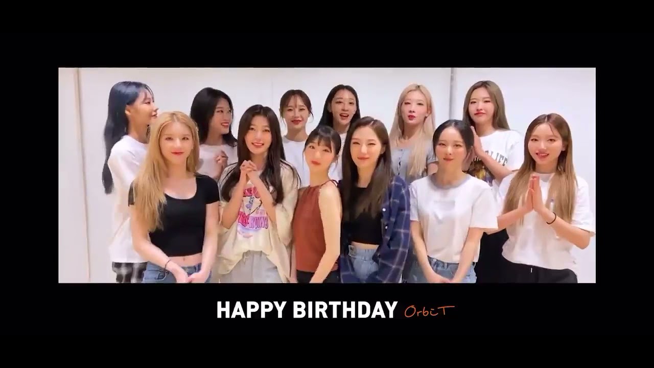 Loona wishes all orbits a happy 3rd birthday - YouTube