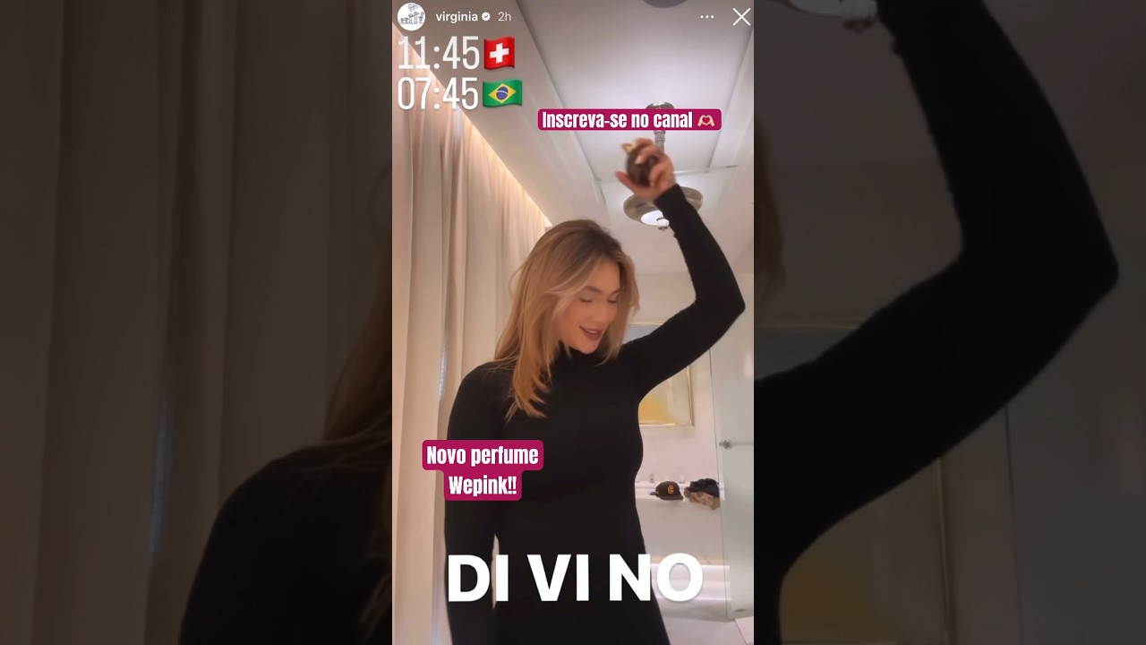 Novo perfume WEPINK!! Virginia mostra o lançamento One Touch WARM. # ...