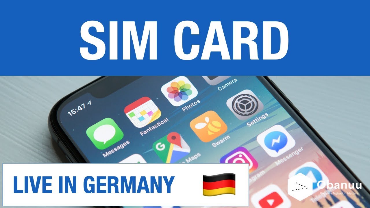 SIM CARD IN GERMANY - YouTube