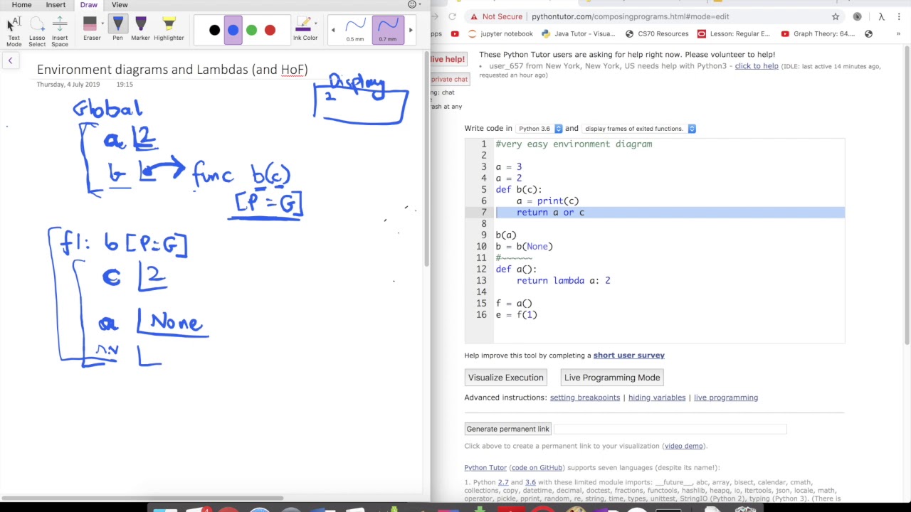 CS 61A: Easy environment diagram question - YouTube