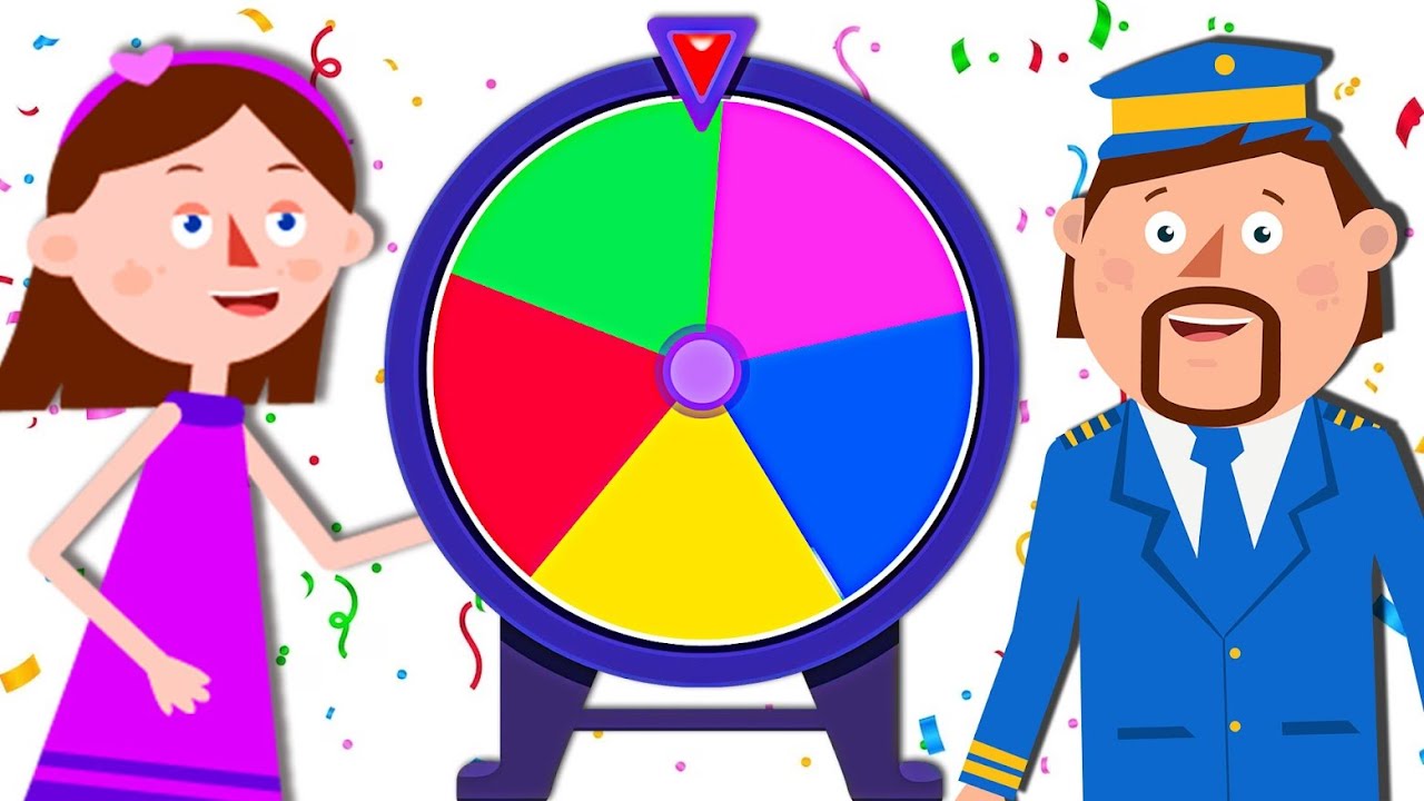 Spin the Color Wheel | Learn Colors | More Educational Videos For Kids ...
