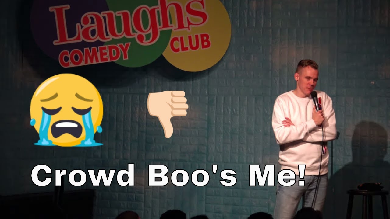 Crowd Boo's Me :( - Andrew Rivers | Stand Up Comedy - YouTube