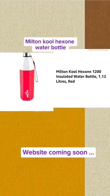 Milton kool hexone water bottle can take anywhere - YouTube