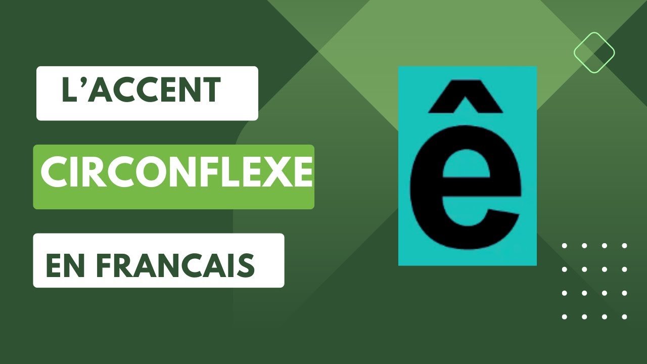 L'accent circonflexe en Français // Acento Circunflejo en Francés - YouTube