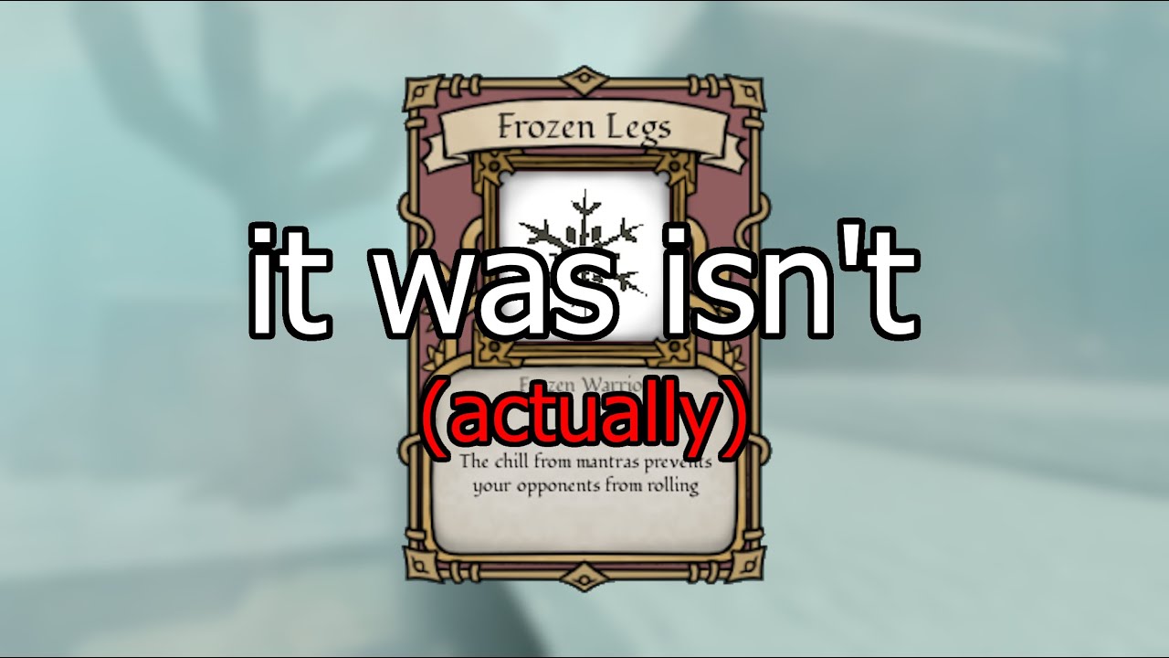 The TRUTH about Frozen Legs - YouTube