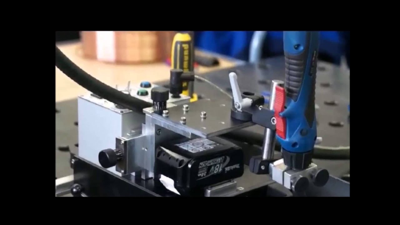 BARTH Mini-PLC STG-500 controls a Welding Tractor - YouTube