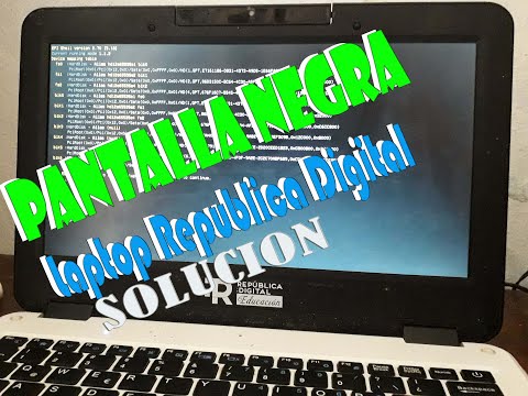 SOLUCION PANTALLA NEGRA LAPTOP REPUBLICA DIGITAL EN TAN SOLO 5 MINUTOS