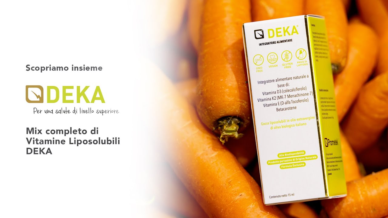 Prometek | DEKA® | Mix completo di Vitamine liposolubili - YouTube