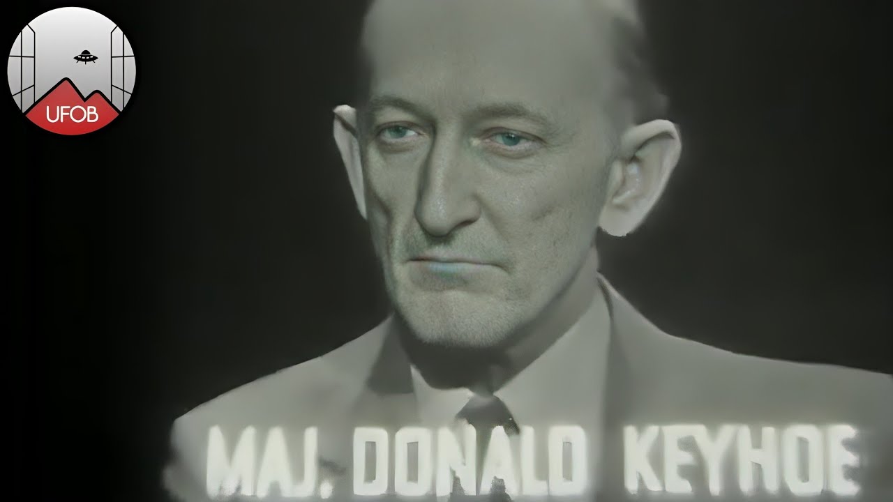 1958 🇺🇸 #UFOB [INTERVIEW] Major Keyhoe on the Mike Wallace show - YouTube