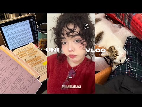 VLOG|| hukuk fakültesi final haftası, yılbaşı, iki üniversite, dersler….
