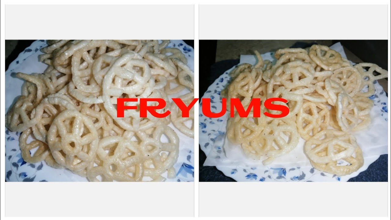 Kids corner Fryums |wheel chips|How to make fryums - YouTube